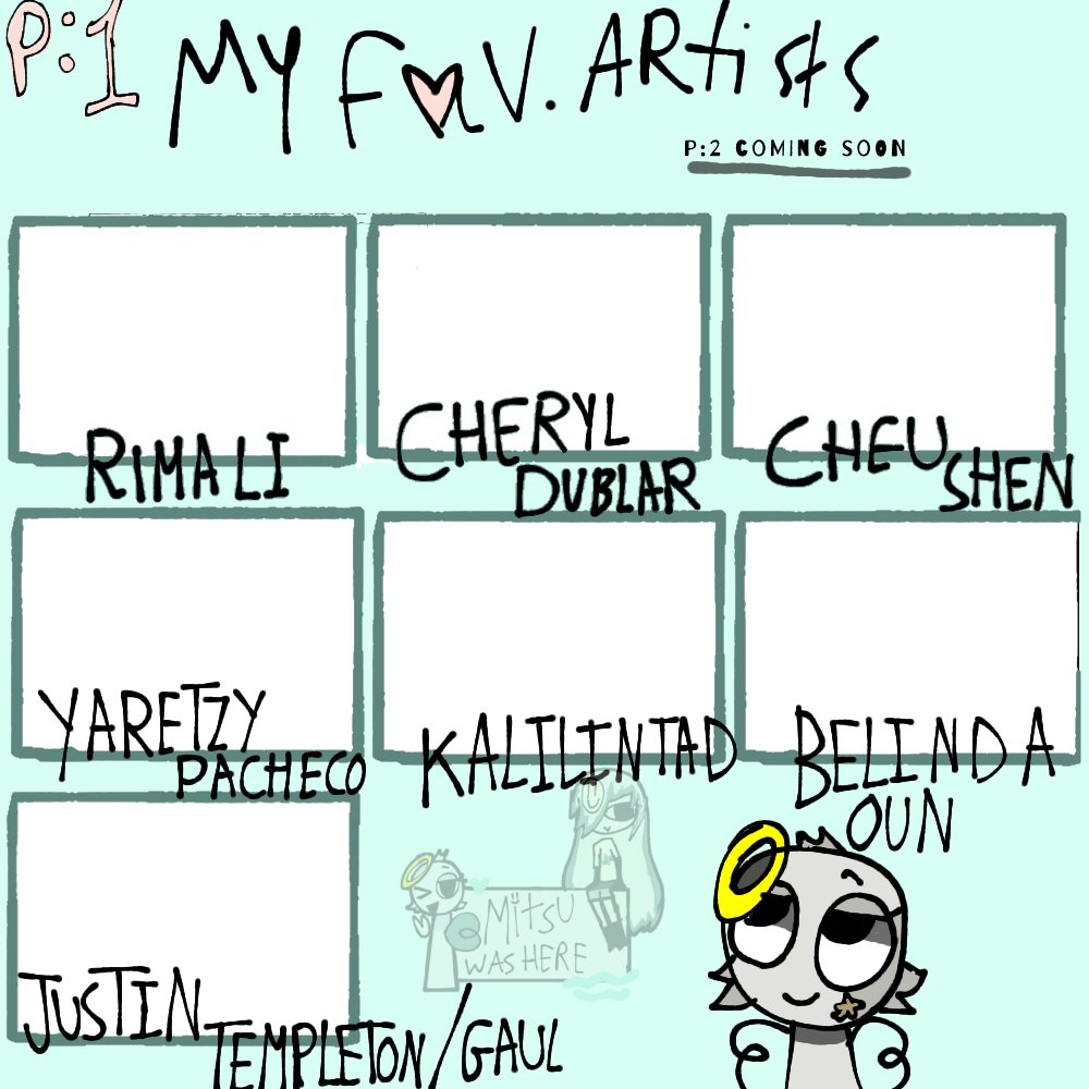 RAHHH MAH FAV ARTISTS P1 - ibisPaint