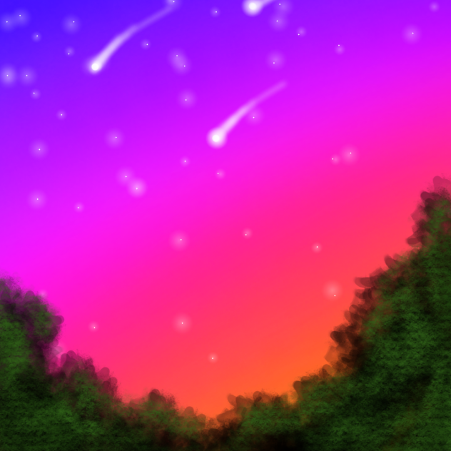 colorful sky - ibisPaint
