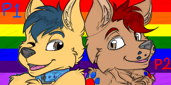 Be More Chill Furry Jeremy ×Michael Ship - ibisPaint