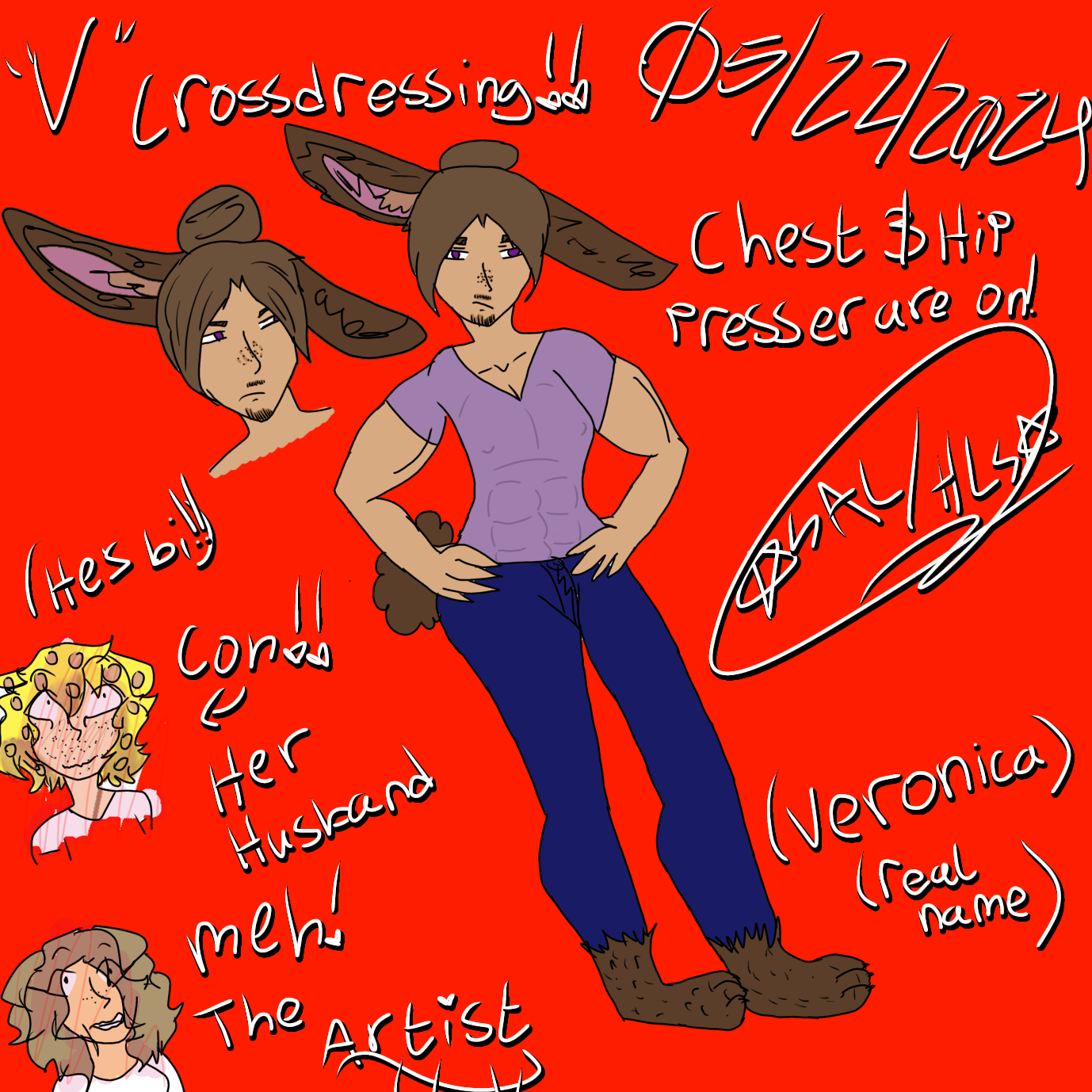 CROSS DRESS VERONICA 🐰🐰 - ibisPaint