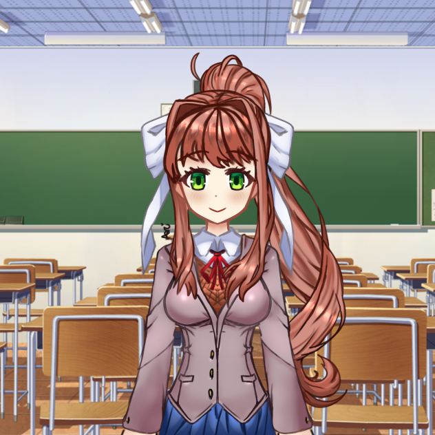 Monika DDLC - ibisPaint