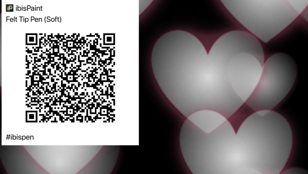 Light heart brush - ibisPaint