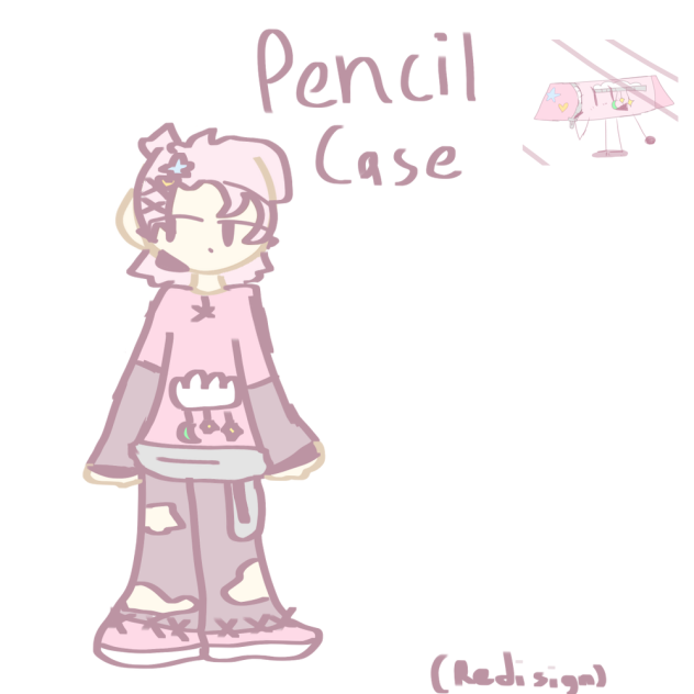 Pencil case’s redesign - ibisPaint