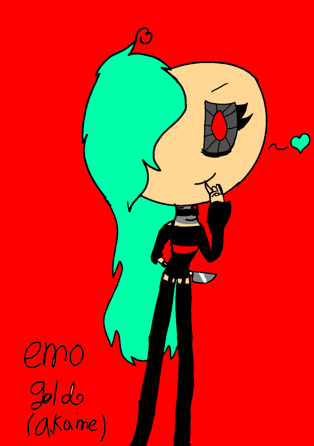 emo gold (aka me ) - ibisPaint