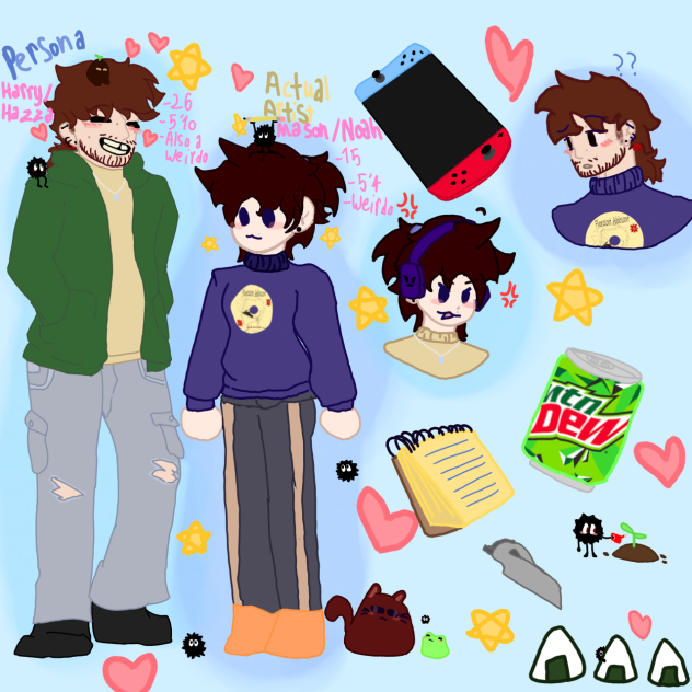 Persona vs Artist - ibisPaint