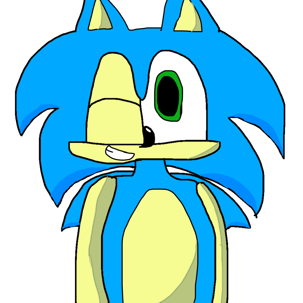 Sonic blinking - ibisPaint