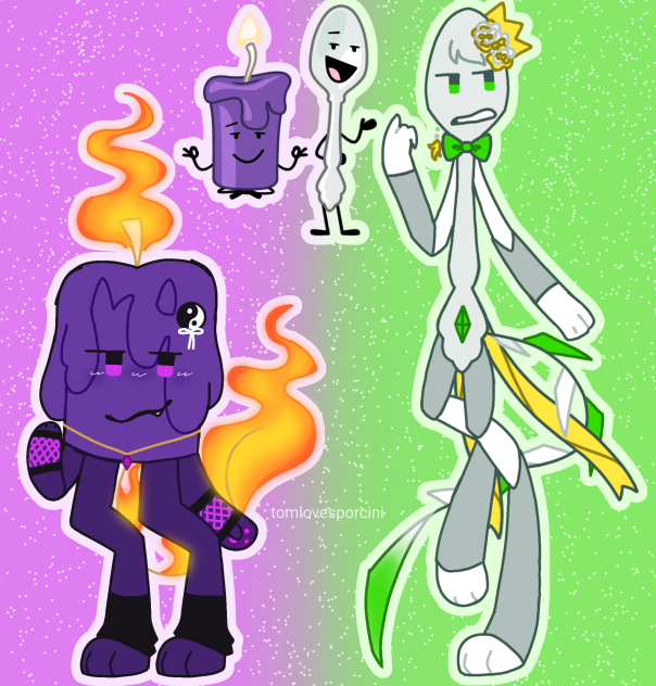 candle and silver spoon ii redesign!! - ibisPaint