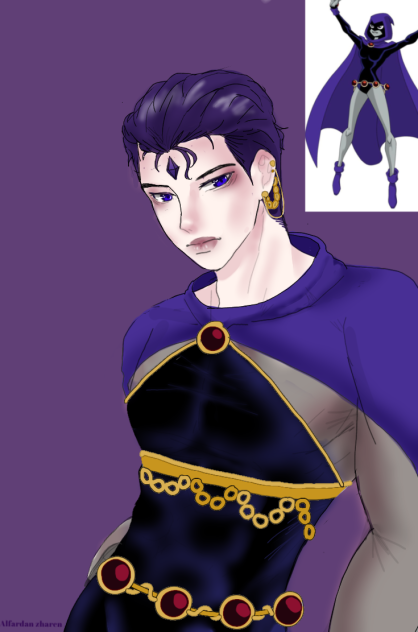 Genderswapped Raven - ibisPaint