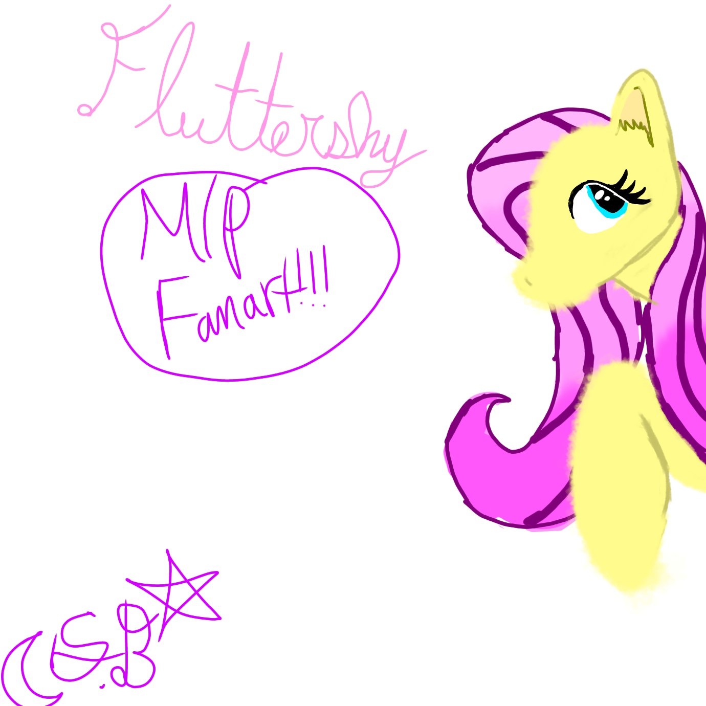 Fluttershy Fanart - ibisPaint