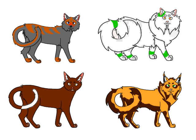 Cats! Bases by KitKatEmmy! - ibisPaint