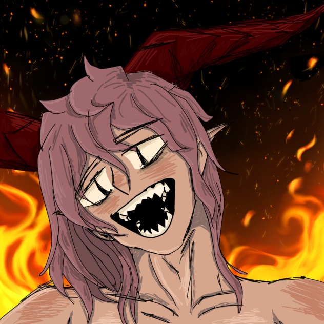 First ever drawing of inferno - ibisPaint