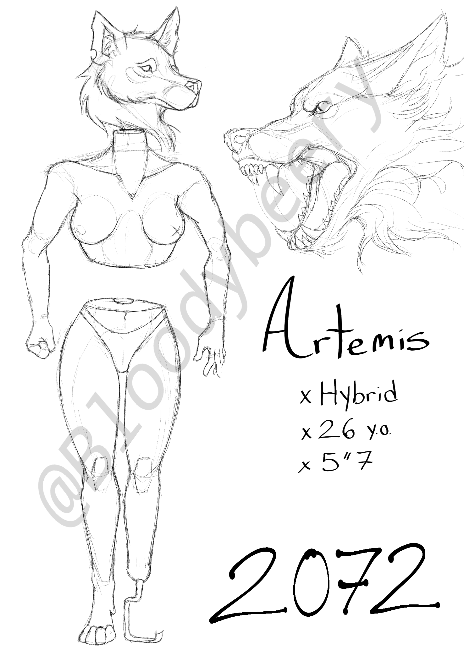Artemis - Sketch - ibisPaint