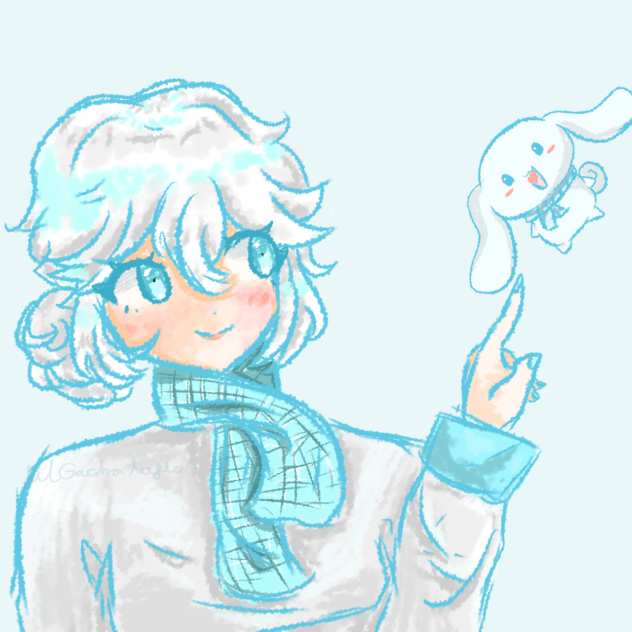 Cinnamon roll as a girl - ibisPaint