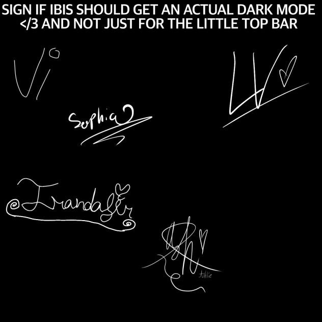 Pls DARK MODE - ibisPaint