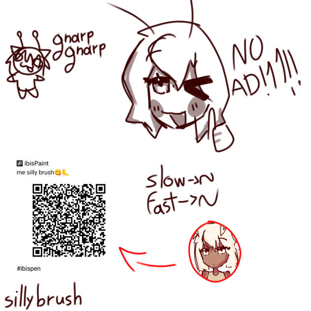 goofy silly lil brush 😋🦶 - ibisPaint