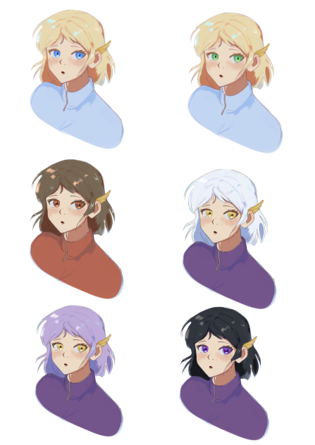 girl variations - ibisPaint