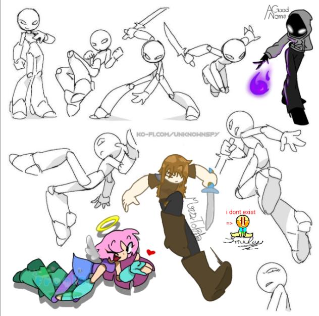 Hero pose - ibisPaint