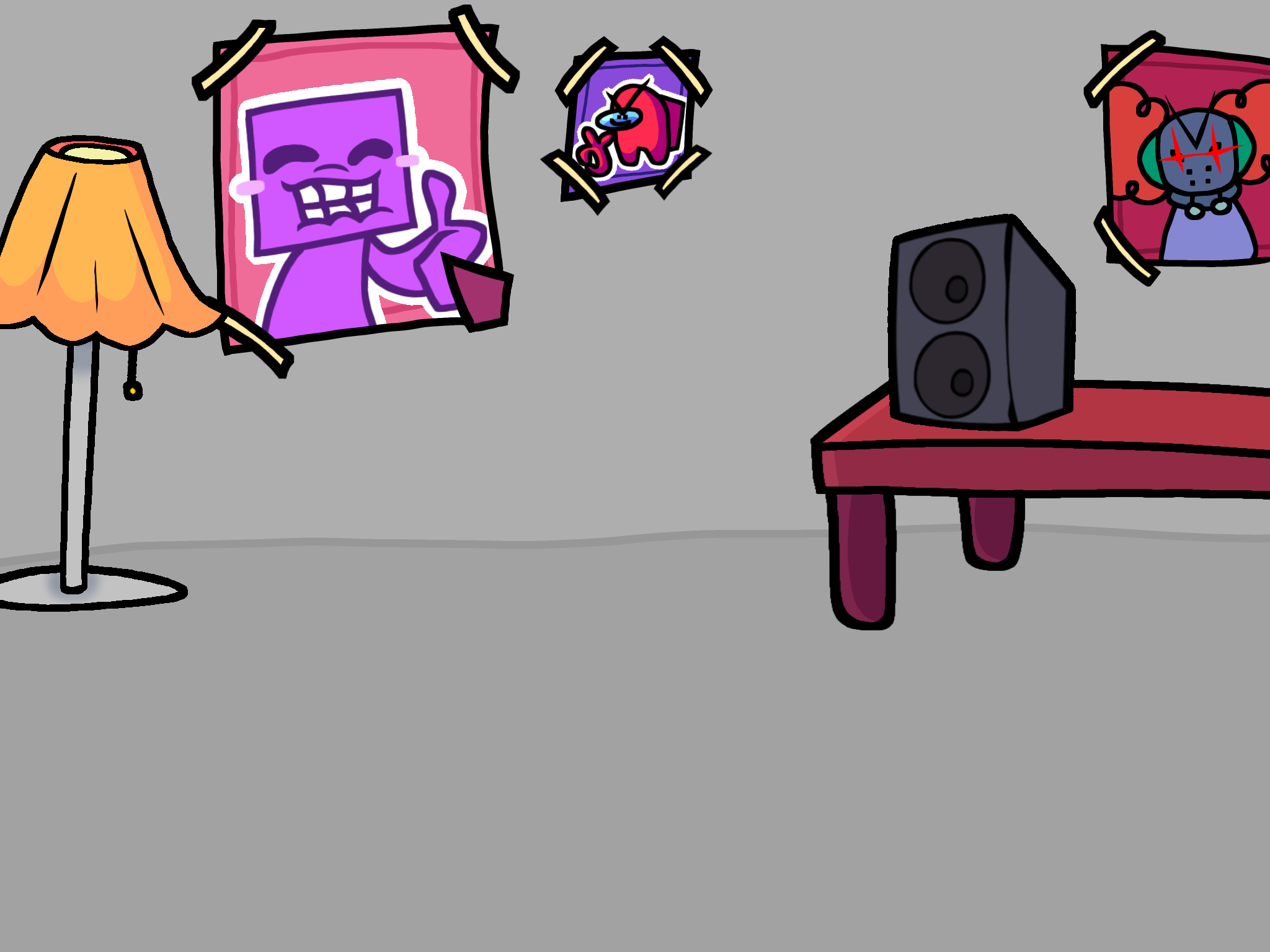 My first fnf Background - ibisPaint