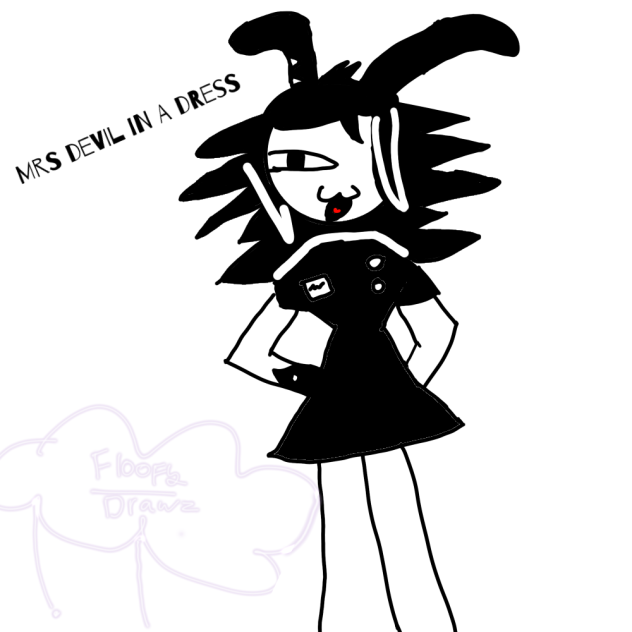 Mrs Devil in a dress UwU - ibisPaint
