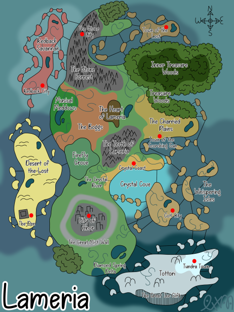 Lameria - Map [Variant 2] - ibisPaint