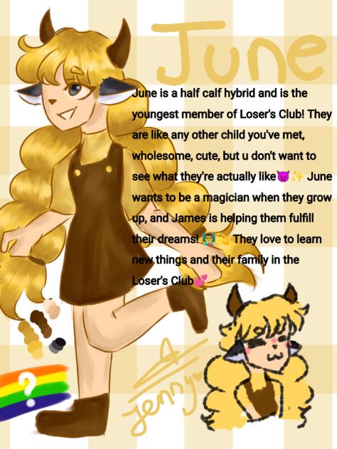 June's Introductory Card 💛 - ibisPaint