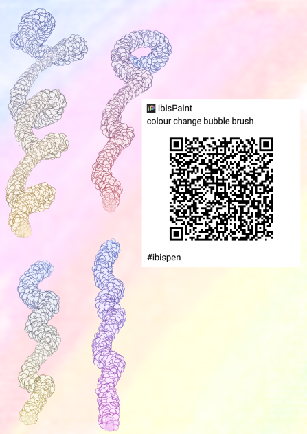 colour change bubble brush - ibisPaint