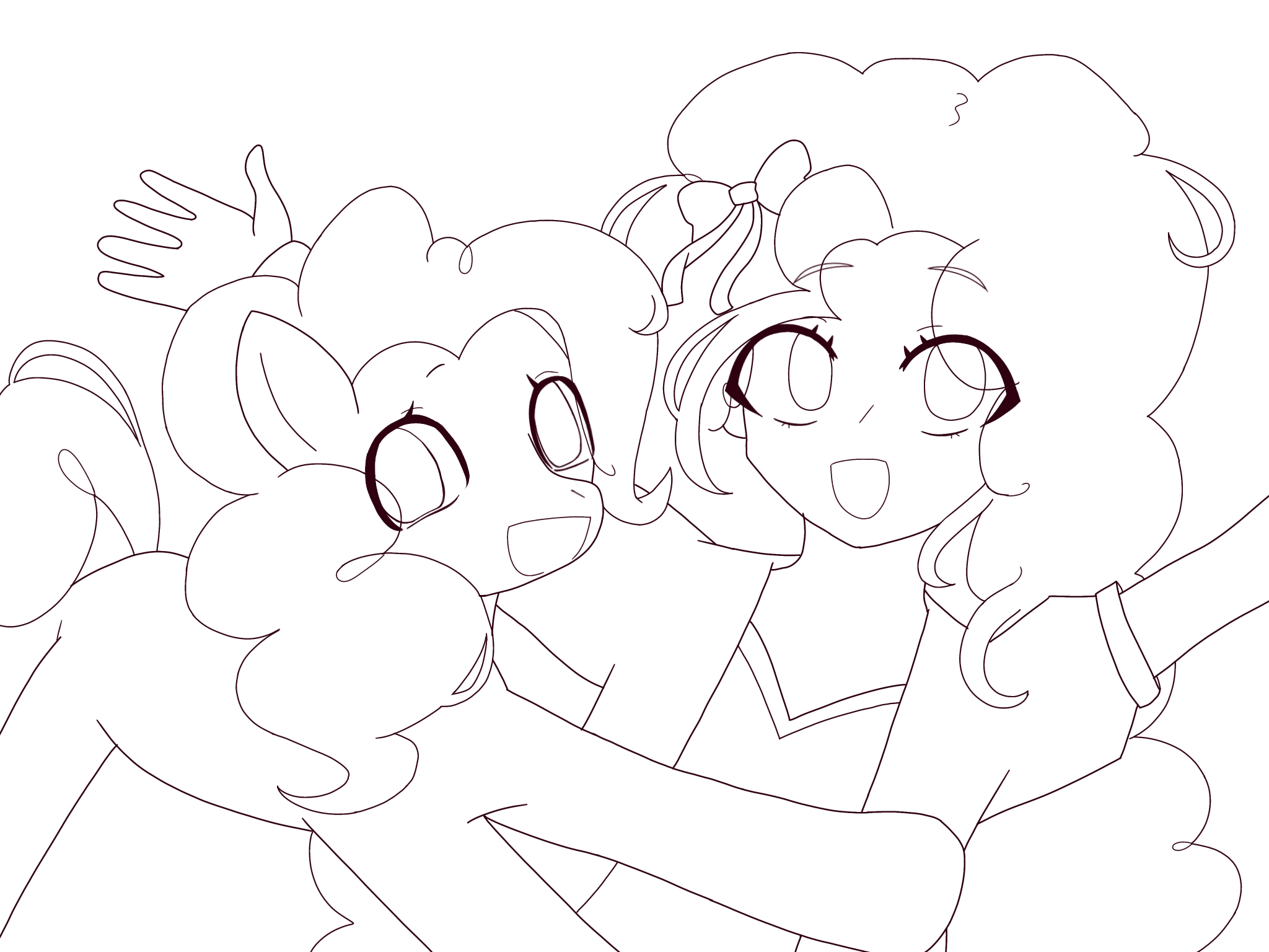 pinkie pie coloring page - ibisPaint