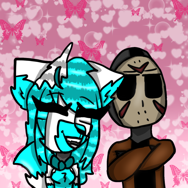 Natalie The Wolf + Jason Voorhees Art - ibisPaint