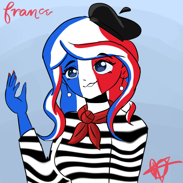 France but Countryhuman - ibisPaint