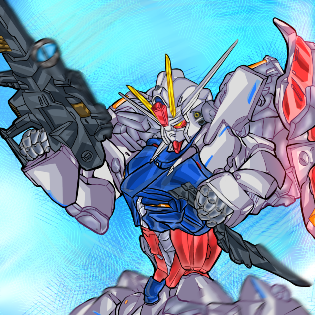 Strike Gundam - ibisPaint