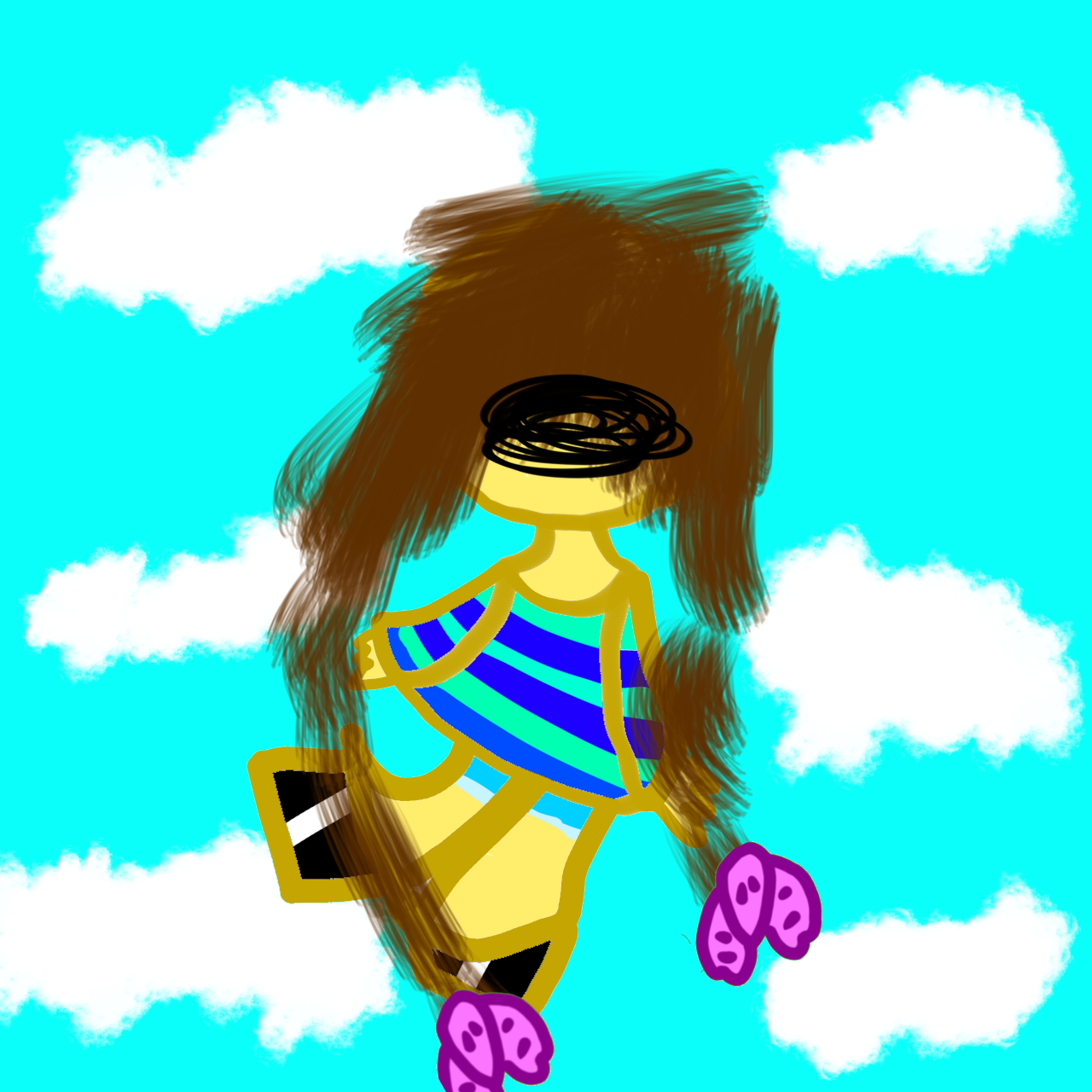 Falling girl - ibisPaint