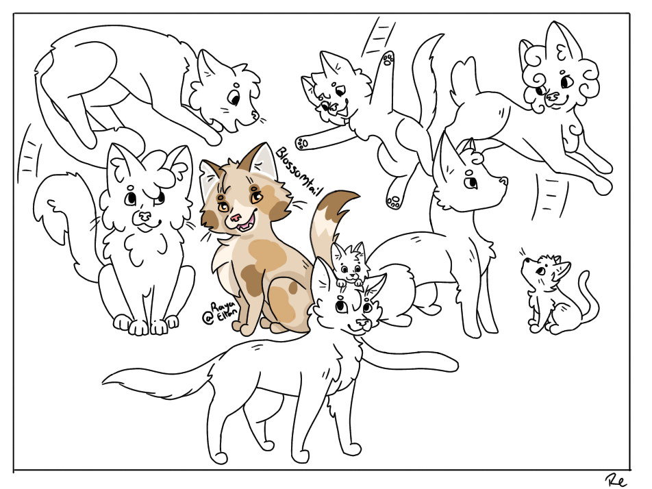 Cat collab 2 - ibisPaint