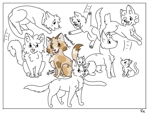 Cat collab 2 - ibisPaint