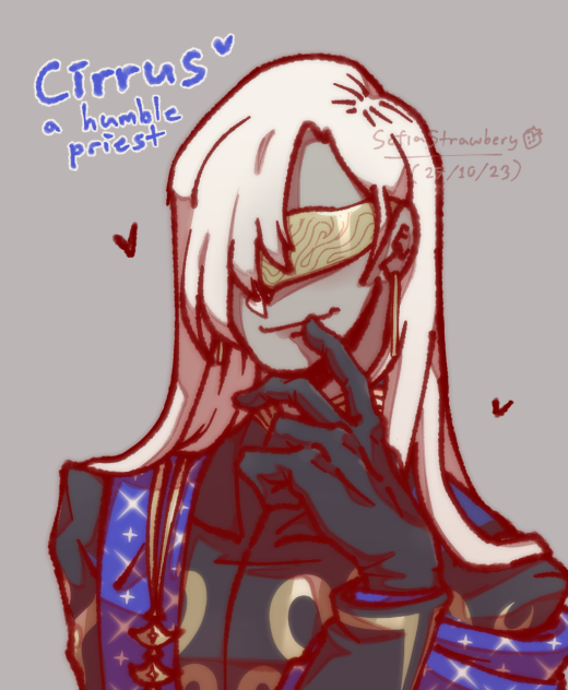 𝐂𝐢𝐫𝐫𝐮𝐬 𝐟𝐫𝐨𝐦 𝐎𝐛𝐬𝐜𝐮𝐫𝐚🤍💙 - ibisPaint