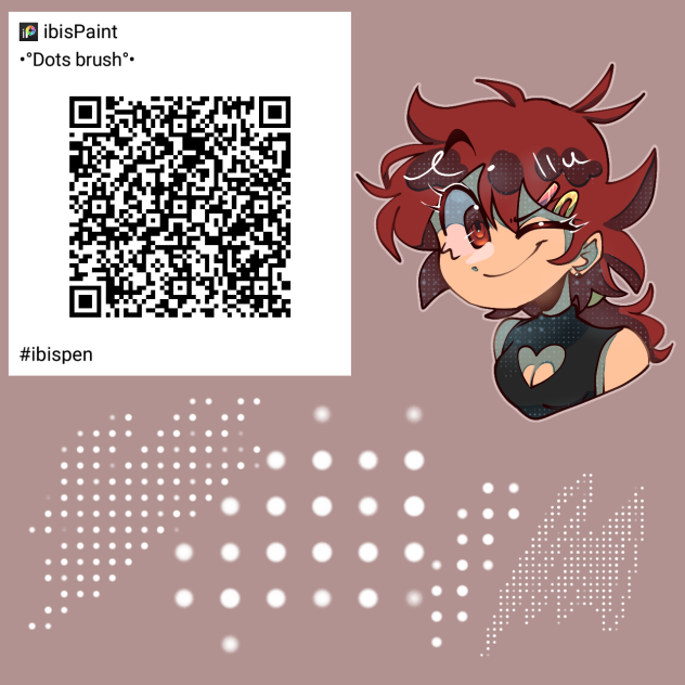 Dots brush ^^ - ibisPaint