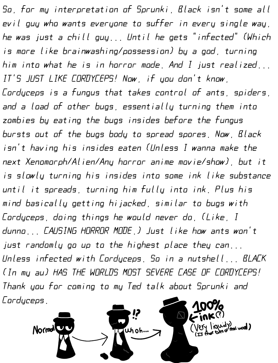 Sprunki and Cordyceps TW FOR BODY HORROR - ibisPaint