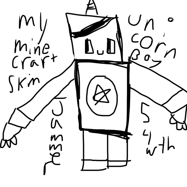 my Minecraft skin drawing - ibisPaint