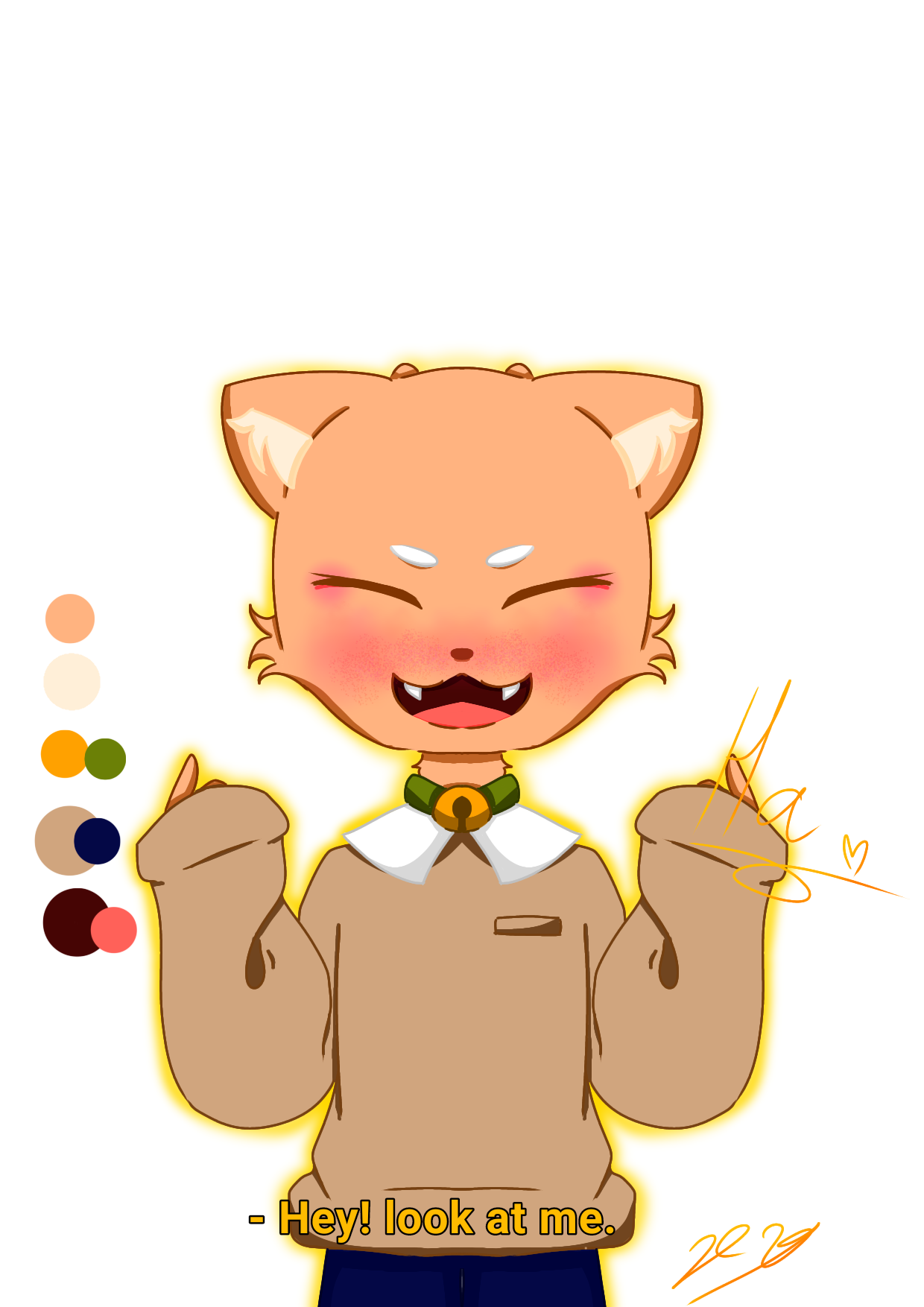 Hey! look at me. - ibisPaint