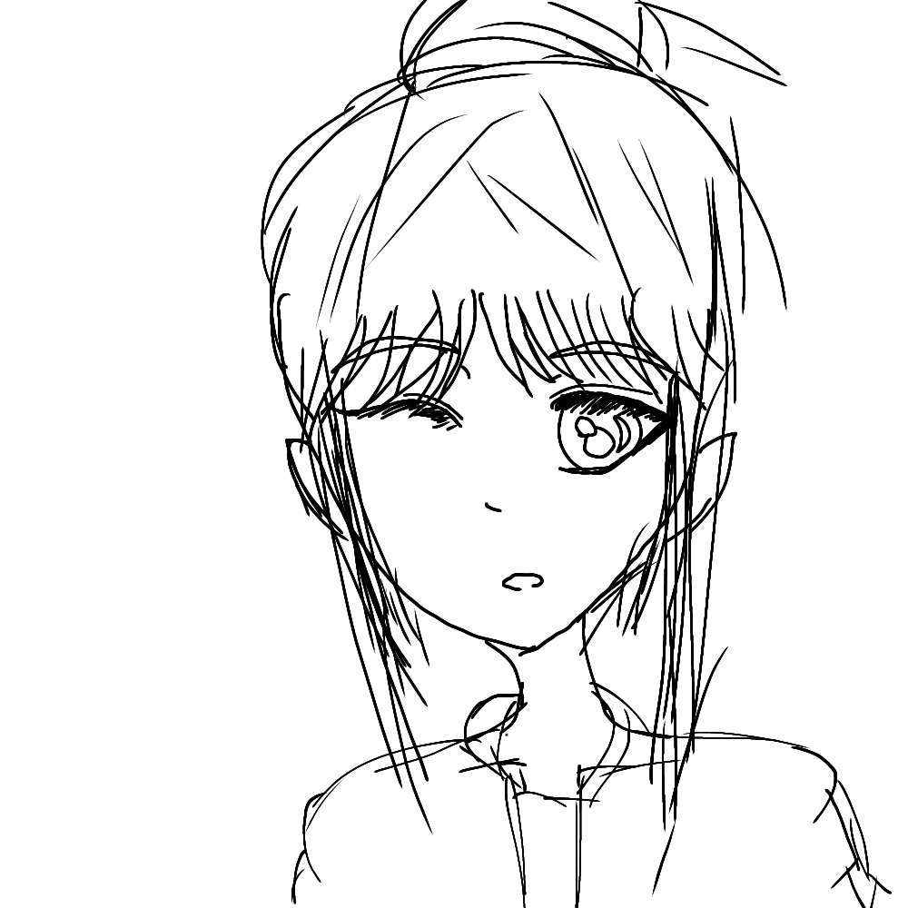 Drawing without color - ibisPaint