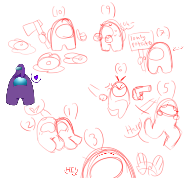 Among Us Collab =P - ibisPaint