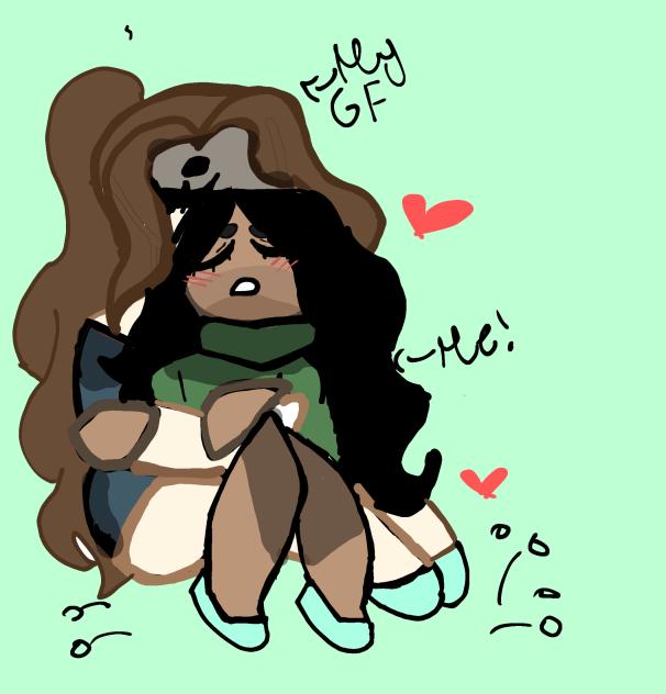 Me and my gf, Ella! - ibisPaint