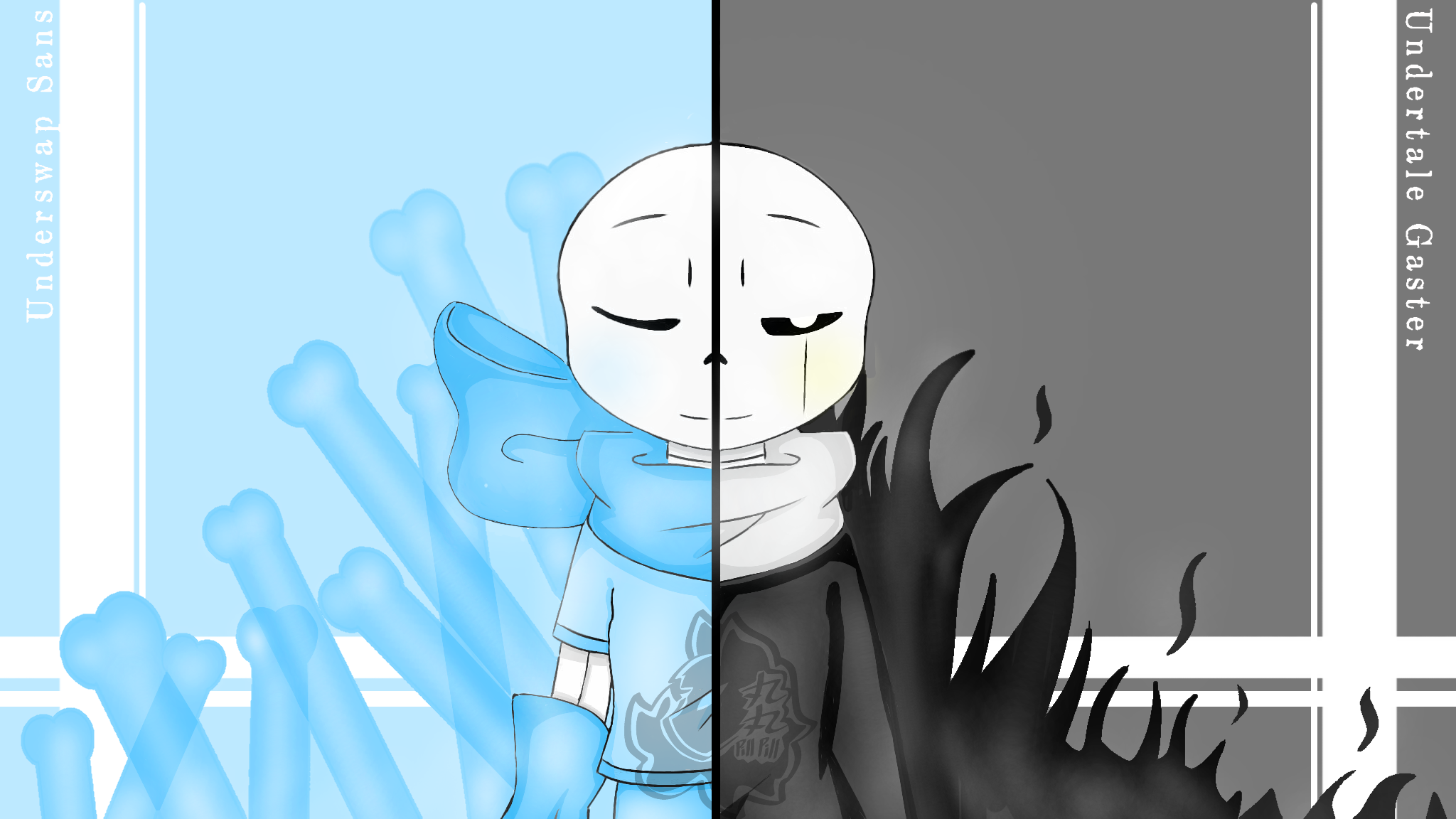 US sans&UT gaster - ibisPaint