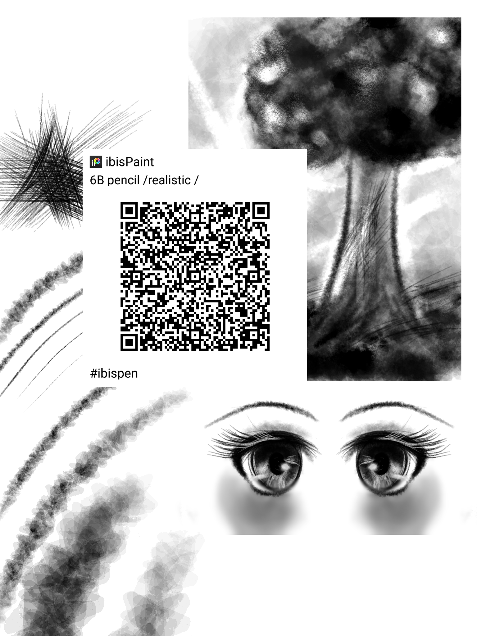 6B pencil - ibisPaint