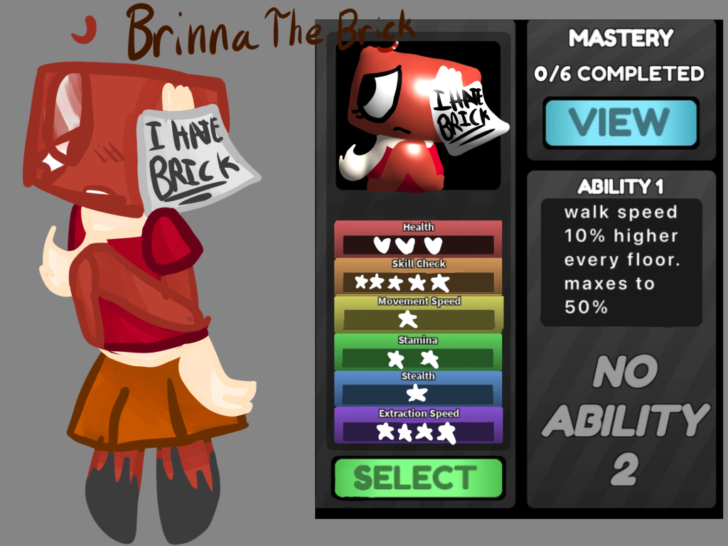 Brinna The Brick! - ibisPaint