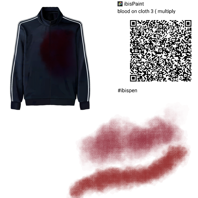 blood on cloth 3 - ibisPaint