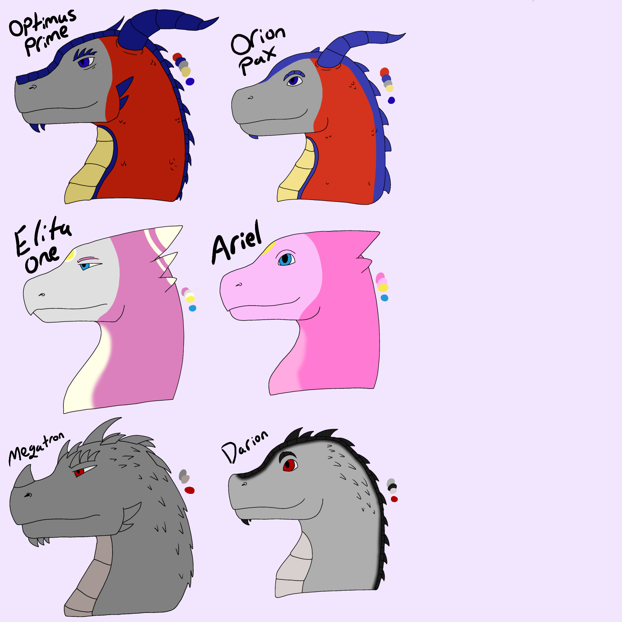 Transformers Dragons! - ibisPaint