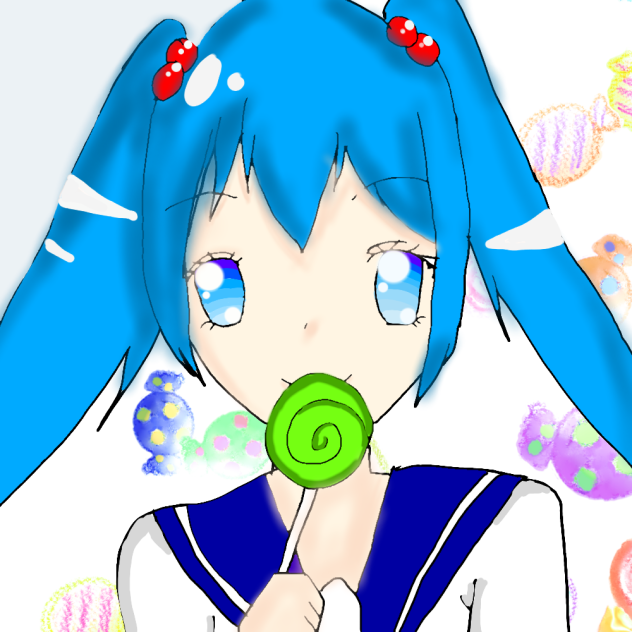 Speed drawing - hatsune miku (vocaloid) - ibisPaint