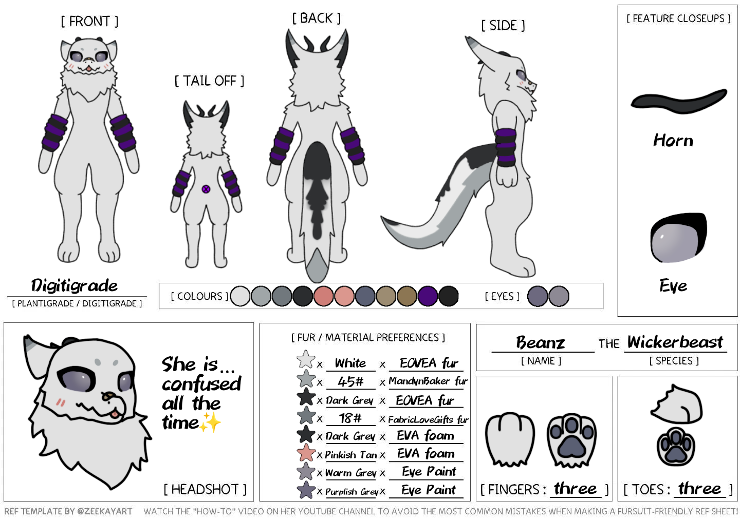 Beanz (Fursona) - ibisPaint