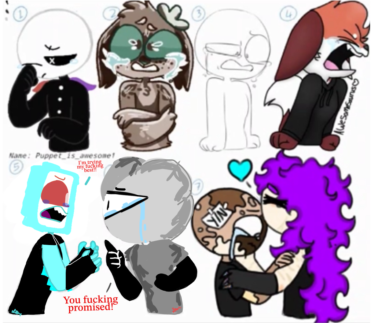 Collabing with EmoBunny362 part 2 - ibisPaint