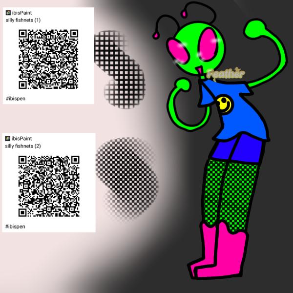 Fishnet brushes bc someone asked for it! - ibisPaint